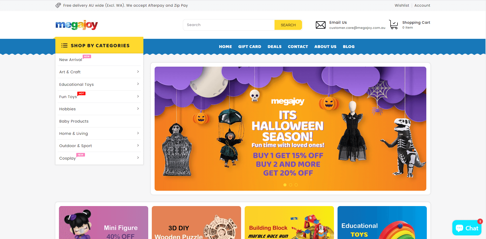 Megajoy官网：澳大利亚领先专为各个年龄段儿童和成人提供优质玩具和礼品店 | 3N海淘网